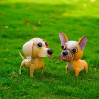 China Custom Metal Garden Puppy Ornaments - Weather-Resistant Outdoor Decor with ODM Customization Options for sale