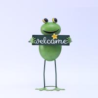 China Durable Metal Frog Garden Ornament with Rust-Resistant Finish - Custom Sizes 30-60 Day Delivery for sale