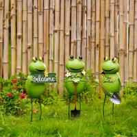 China Durable Metal Frog Garden Ornament with Rust-Resistant Finish - Custom Sizes 30-60 Day Delivery for sale