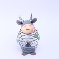 China Custom Metal Animal Solar Garden Ornaments with LED Lighting - Weather-Resistant Outdoor Decor in Multiple Sizes for sale