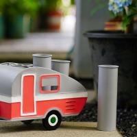 China Metal Garden Ornaments ​Eco Friendly Vehicle Shaped Decorations for sale