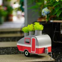 China Metal Garden Ornaments ​Eco Friendly Vehicle Shaped Decorations for sale