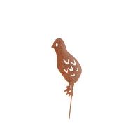 China Outdoor Metal Mini Chick Garden Stake - Weatherproof Decorative Ornament with Custom Sizes and 1000pcs MOQ for sale