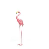 China Outdoor Metal Pink Flamingo Lawn Ornaments - Various Sizes, Weatherproof Garden Decor with 100pcs Minimum Order for sale