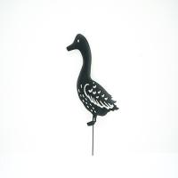 China Custom Metal Garden Animal Stakes Decor - Weatherproof Silhouette Statues in Various Sizes 1000pcs Minimum Order for sale