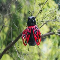 China Artistic Animal Metal Insect Garden Ornaments Multicolor Eye Catching for sale