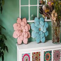 China Custom Metal Flower Wall Hanging Ornaments - Modern Creative Decor with 1000 pcs MOQ and 60-80 Day Delivery for sale