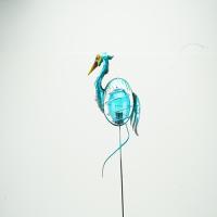 China Outdoor Metal Solar Bird Ornaments with 100mAh Battery and IP44 Waterproof Rating for Garden Lighting for sale