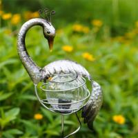 China Lifelike Animals Solar Garden Ornaments with 100mAh Battery and 6-8 Hours LED Lighting for Outdoor Decoration for sale