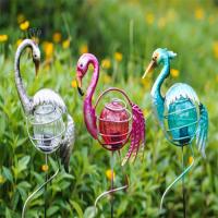 China Lifelike Animals Solar Garden Ornaments with 100mAh Battery and 6-8 Hours LED Lighting for Outdoor Decoration for sale