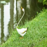 China Custom Metal Goose Garden Ornament - Rustproof Outdoor Decor with 1000pcs MOQ and 60-80 Day Delivery for sale