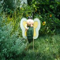 China Vivid Metal Bee Garden Ornament - Outdoor Waterproof Animal Art with UV Protection and Customizable Design Options for sale