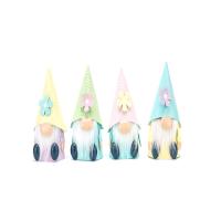 China Metal Garden Gnome Ornaments Outdoor Decor Small Flower Gnome for sale