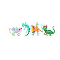 China Metal Gecko Yard Art Decoration - Weatherproof Animal Garden Decor in Small & Medium Sizes with Easy Installation for sale