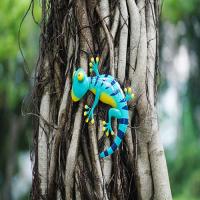 China Metal Gecko Yard Art Decoration - Weatherproof Animal Garden Decor in Small & Medium Sizes with Easy Installation for sale