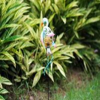 China Solar Powered Garden Bird Ornament with 100mAh Battery and 6-8 Hour LED Lighting - Multi-color Outdoor Decor for sale
