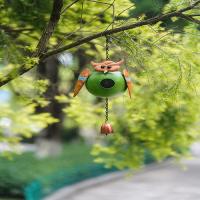 China Outdoor Hanging Metal Animal Garden Ornaments Handmade DIY Insects Wind Chime for sale