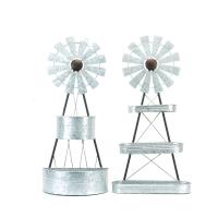 China Modern DIY Metal Windmill Shelf Decor - Customizable 100pc Minimum Order with 60-80 Day Delivery for sale