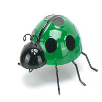 China Outdoor Metal Ladybug Yard Art Animal Metal Garden Wall Decor for sale