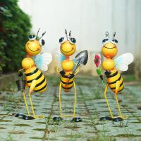 China Customizable Metal Garden Ornaments - 100pc Minimum Order, 20,000pc Monthly Capacity, Weatherproof Animal Sculptures for sale