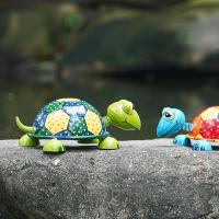 China Lifelike Metal Tortoise Animal Garden Ornament Decorative Pieces for sale