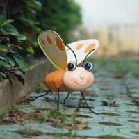 China Decorative Metal Bee Garden Sculpture Art Rustproof Multiple Design for sale