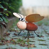 China Decorative Metal Bee Garden Sculpture Art Rustproof Multiple Design for sale