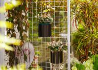 China Railing Metal Mesh Metal Garden Pot Decorative Belt Hooks Outdoor for sale