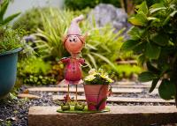 China Indoor And Outdoor Metal Elf Garden Decoration Simple Garden Pot Decoration for sale