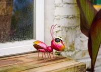 China Locust Metal Garden Ornaments Decor Low Maintenance For Decoration for sale