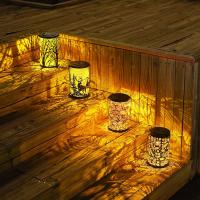 China Custom Metal Solar Garden LED Lights with 6-8 Hour Runtime and IP44 Waterproof Rating for sale