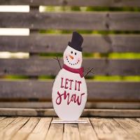 China Handmade Metal Outdoor Snowman Ornaments Stakes - Custom Sizes & Colors for Christmas Garden Decoration for sale