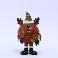 China Custom Metal Christmas Elk Decorations - Handcrafted Rustproof Outdoor Figurines with 100pc MOQ and 60-80 Day Delivery for sale