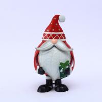 China Custom Metal Christmas Decoration Ornaments - Santa Claus Outdoor Rustproof Garden Statues, Minimum Order 100 Pieces, 60-80 Day Delivery for sale