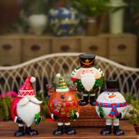 China Custom Metal Christmas Decoration Ornaments - Santa Claus Outdoor Rustproof Garden Statues, Minimum Order 100 Pieces, 60-80 Day Delivery for sale