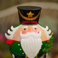 China Space At Metal Christmas Decoration Ornaments - Custom Snowman, Santa & Elk Shapes with 100pcs MOQ and 60-80 Day Delivery for sale