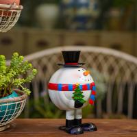 China Custom Metal Christmas Decorations - Handcrafted Snowman, Elk & Santa Shapes with 20,000pcs Monthly Capacity for sale