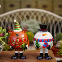 China Custom Metal Christmas Decorations - Handcrafted Snowman, Elk & Santa Shapes with 20,000pcs Monthly Capacity for sale