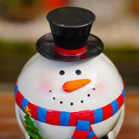 China Custom Metal Christmas Decorations - Handcrafted Snowman, Elk & Santa Shapes with 20,000pcs Monthly Capacity for sale