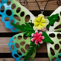 China OEM / ODM Metal Butterfly Garden Decor exquisite Outdoor Metal Butterflies for sale