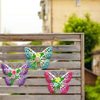China OEM / ODM Metal Butterfly Garden Decor exquisite Outdoor Metal Butterflies for sale