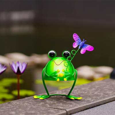 China Rustproof Metal Garden Ornaments - Frogs by The Pond Sculptures, Custom Sizes, 60-80 Day Delivery, 20K Monthly Capacity for sale