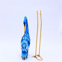 China Custom Metal Crane Lawn Ornaments Outdoor Metal Bird Figurines for sale