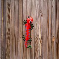 China Metal Gecko Wall Decor Outdoor Lizard Sculpture - 500 Piece MOQ, 60-80 Day Delivery, Weather-Resistant Garden Ornament for sale