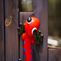 China Metal Gecko Wall Decor Outdoor Lizard Sculpture - 500 Piece MOQ, 60-80 Day Delivery, Weather-Resistant Garden Ornament for sale