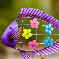 China OEM Metal Yard Ornaments Multicolor Animal Garden Figurines - Small & Medium Sizes, Weatherproof Design for sale
