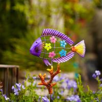 China OEM Metal Yard Ornaments Multicolor Animal Garden Figurines - Small & Medium Sizes, Weatherproof Design for sale