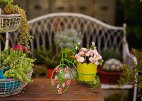 China Multiple Design Metal Garden Pot Home Furnishings Customizable for sale
