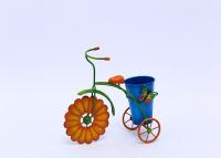 China Metal Bicycle Flowerpot Garden Decoration Simple Flowerpot Decoration for sale
