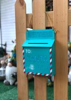 China Custom Metal Christmas Decoration Post Box - 100 Piece Minimum Order with 60-80 Day Delivery for Outdoor Festive Ornaments for sale